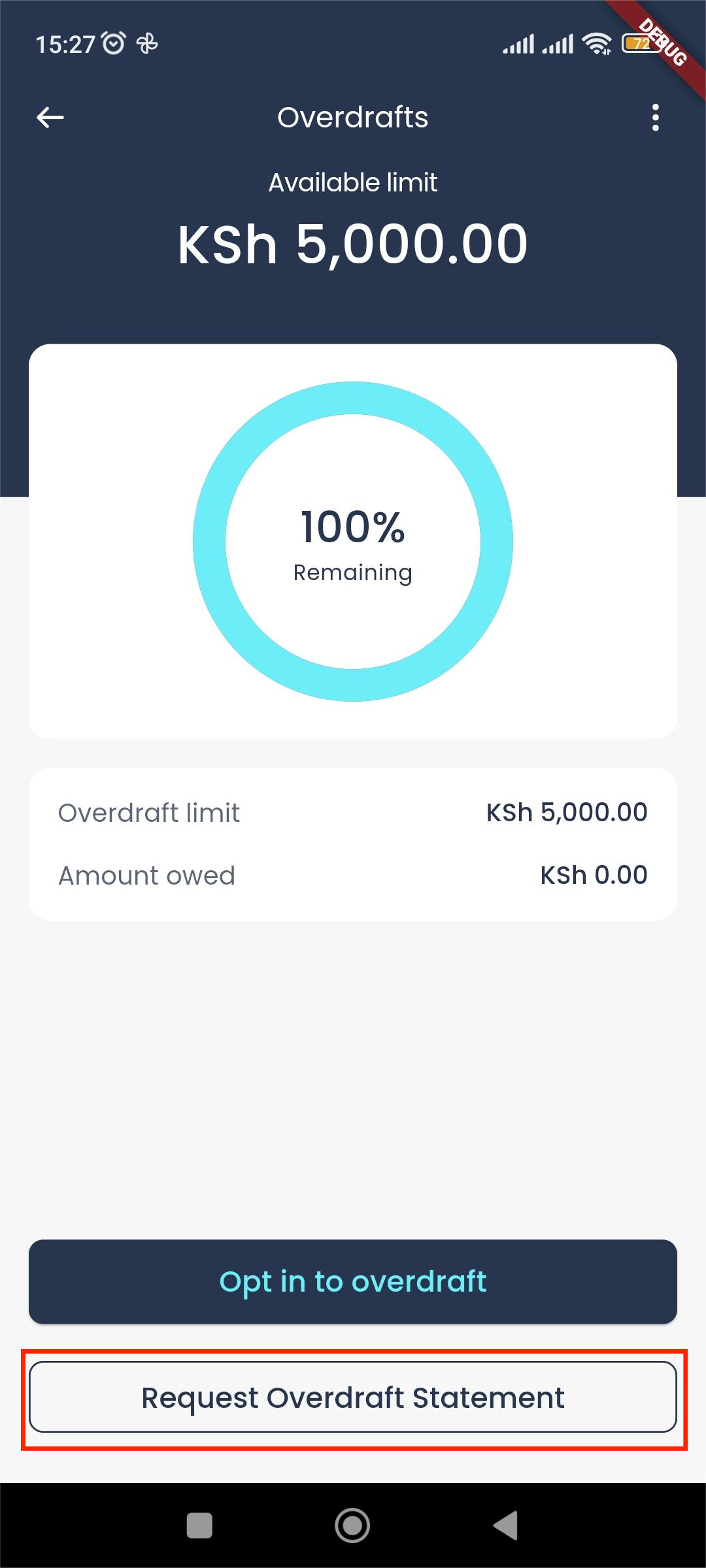 How to request for an overdraft statement – Mobile app guide – Kopo Kopo Support