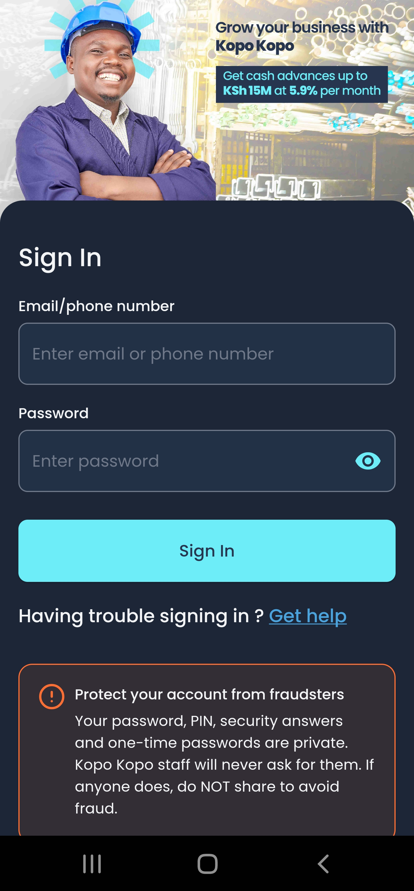 How to sign in to your account – Kopo Kopo Support
